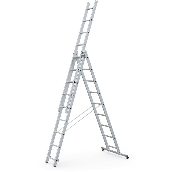Zarges Combination ladder, 3 section 10 rung (48983) – BBF Towers