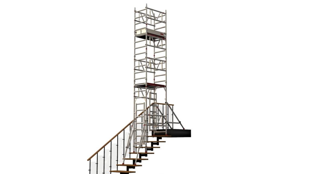 MI TOWER Stairs 2.2m PH, 4.2m WH MS2M – BBF Towers