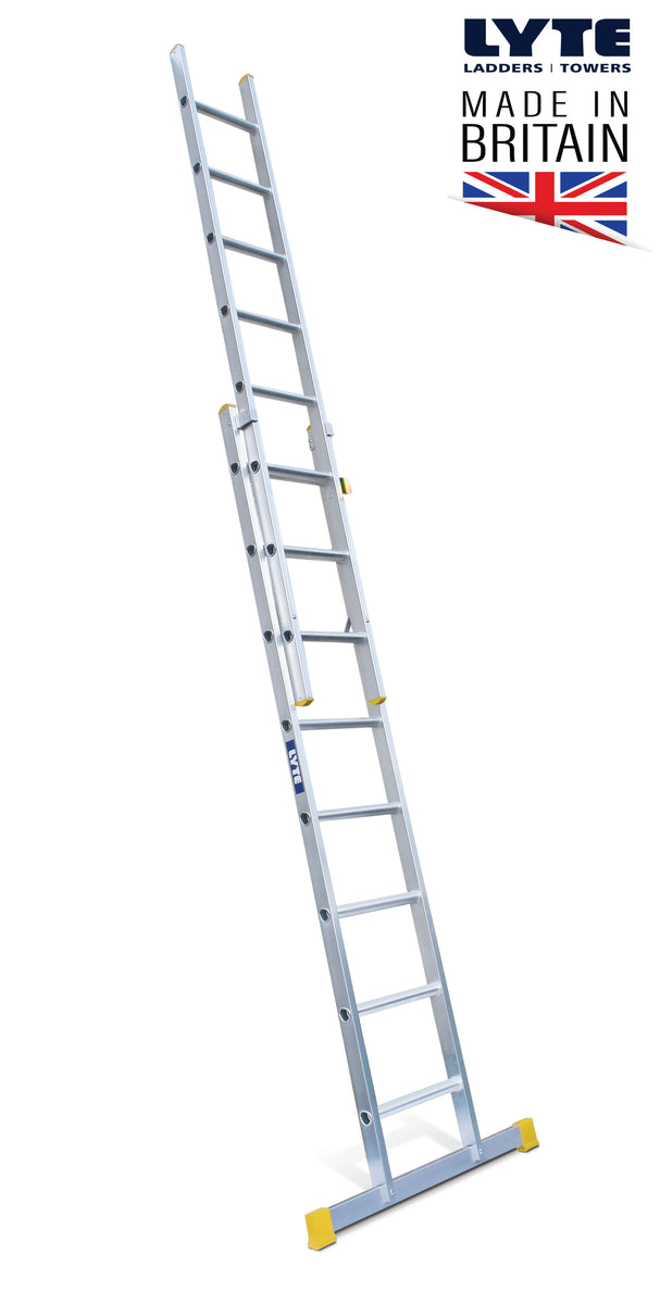 Lyte EN131-2 Professional Extension Ladder 8 Rung 2 Section (NELT225 ...
