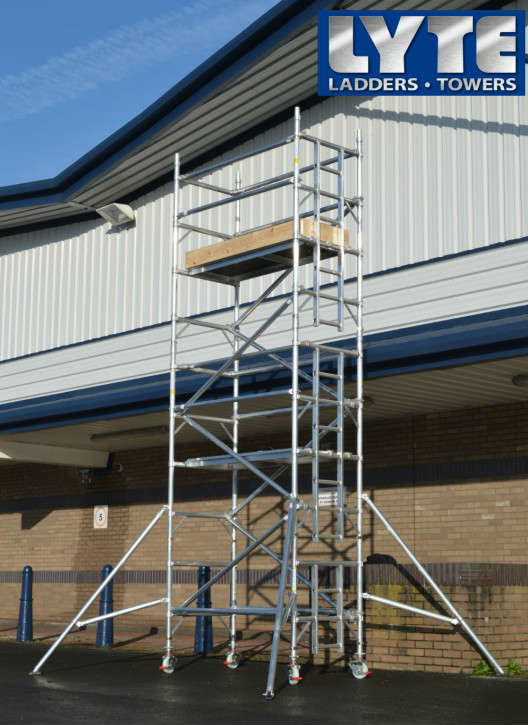 Lyte Hilyte 500 Tower 1.8m x 0.85m - Platform Height 12.2m (HL18SW122 ...